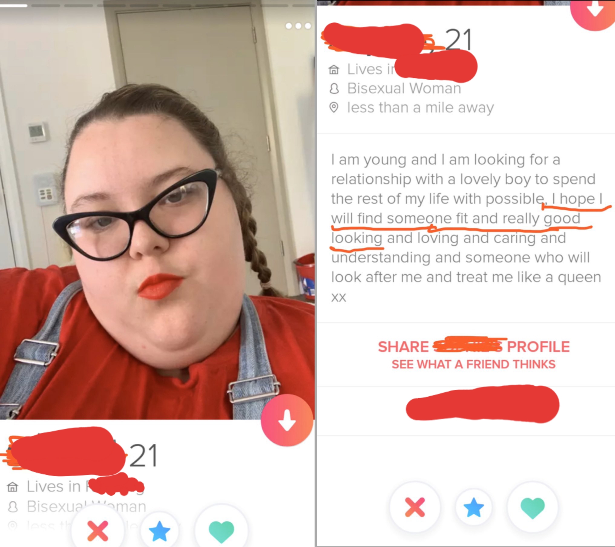 [Repost] Wants someone "fit and really good looking" | Scrolller