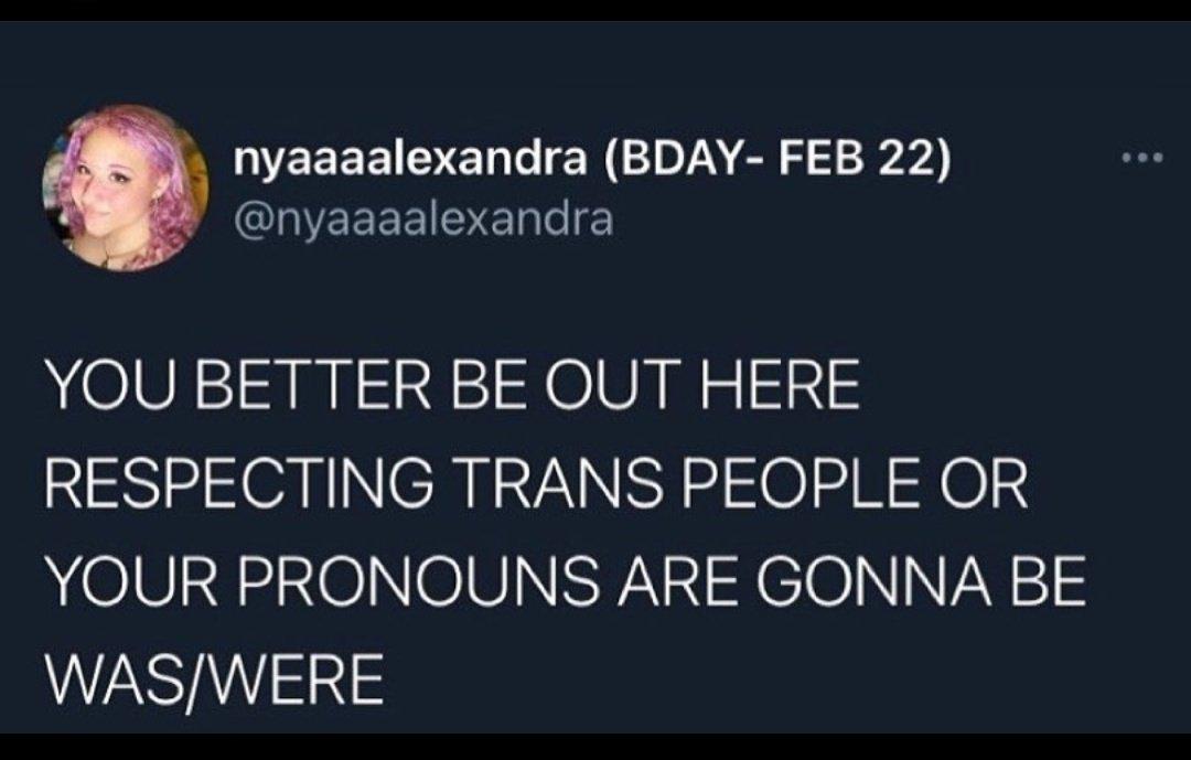 Respect trans people | Scrolller