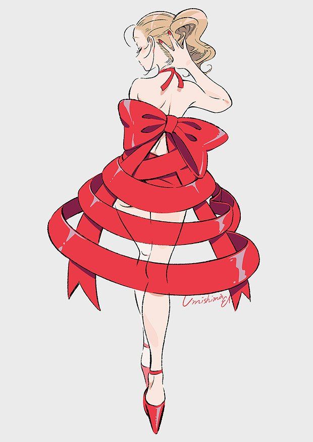 Ribbon dress by Kaisen Tobiuo | Scrolller