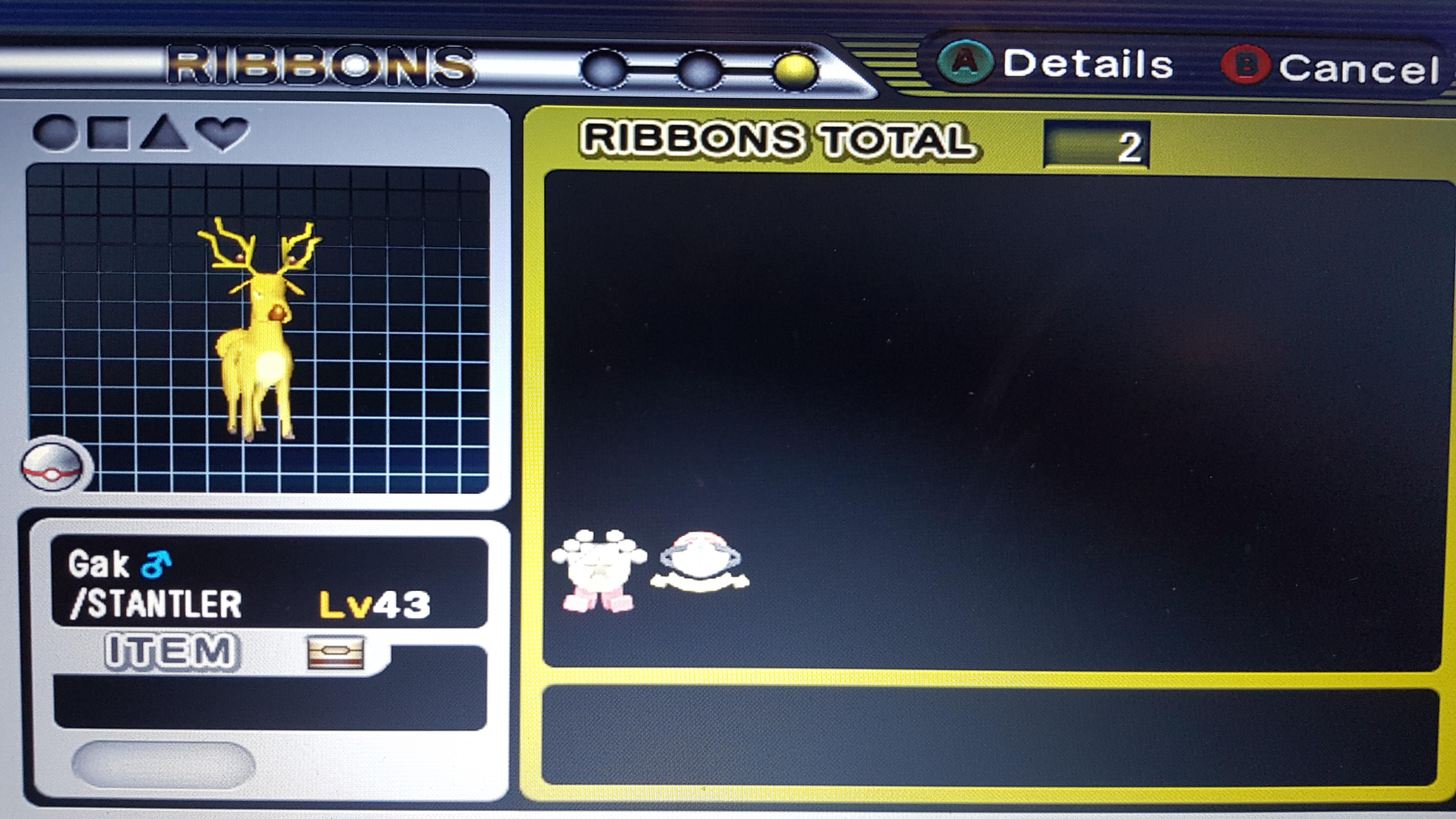 Ribbon master jouney begins with my shiny stantler! | Scrolller