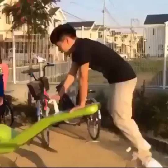 Riding a seesaw | Scrolller