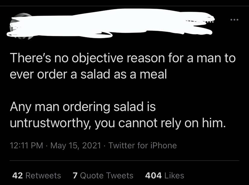 right in front of my salad?!? | Scrolller