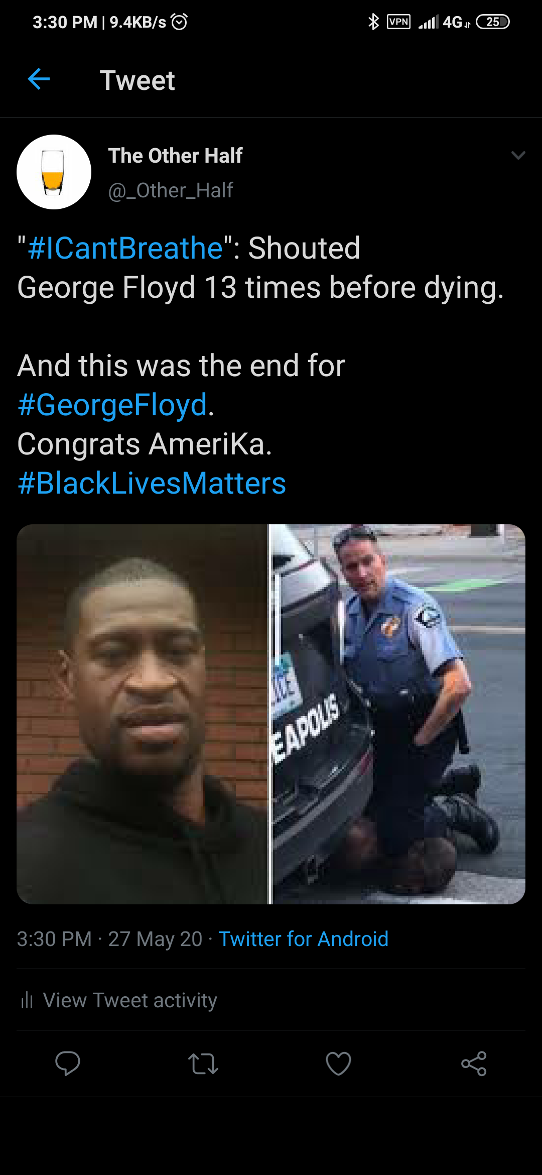 RIP George Floyd. | Scrolller