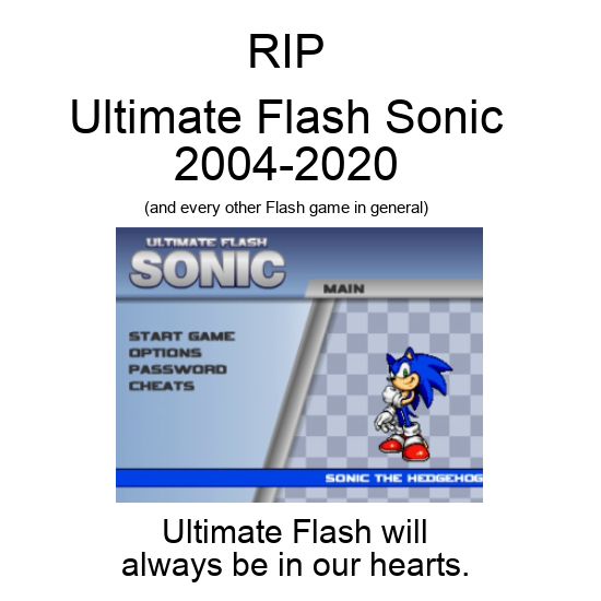 RIP Ultimate Flash Sonic | Scrolller