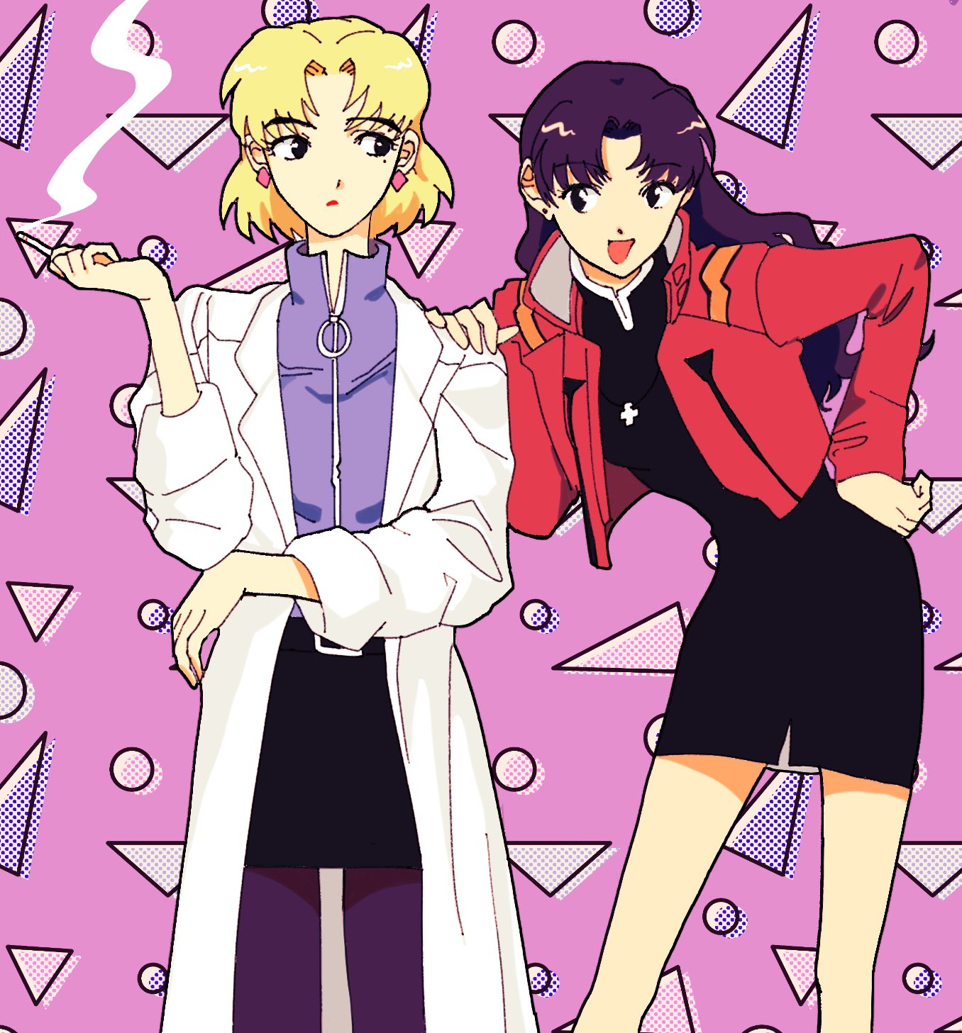 Ritsuko & Misato【Artist: @karasuzkc】 | Scrolller