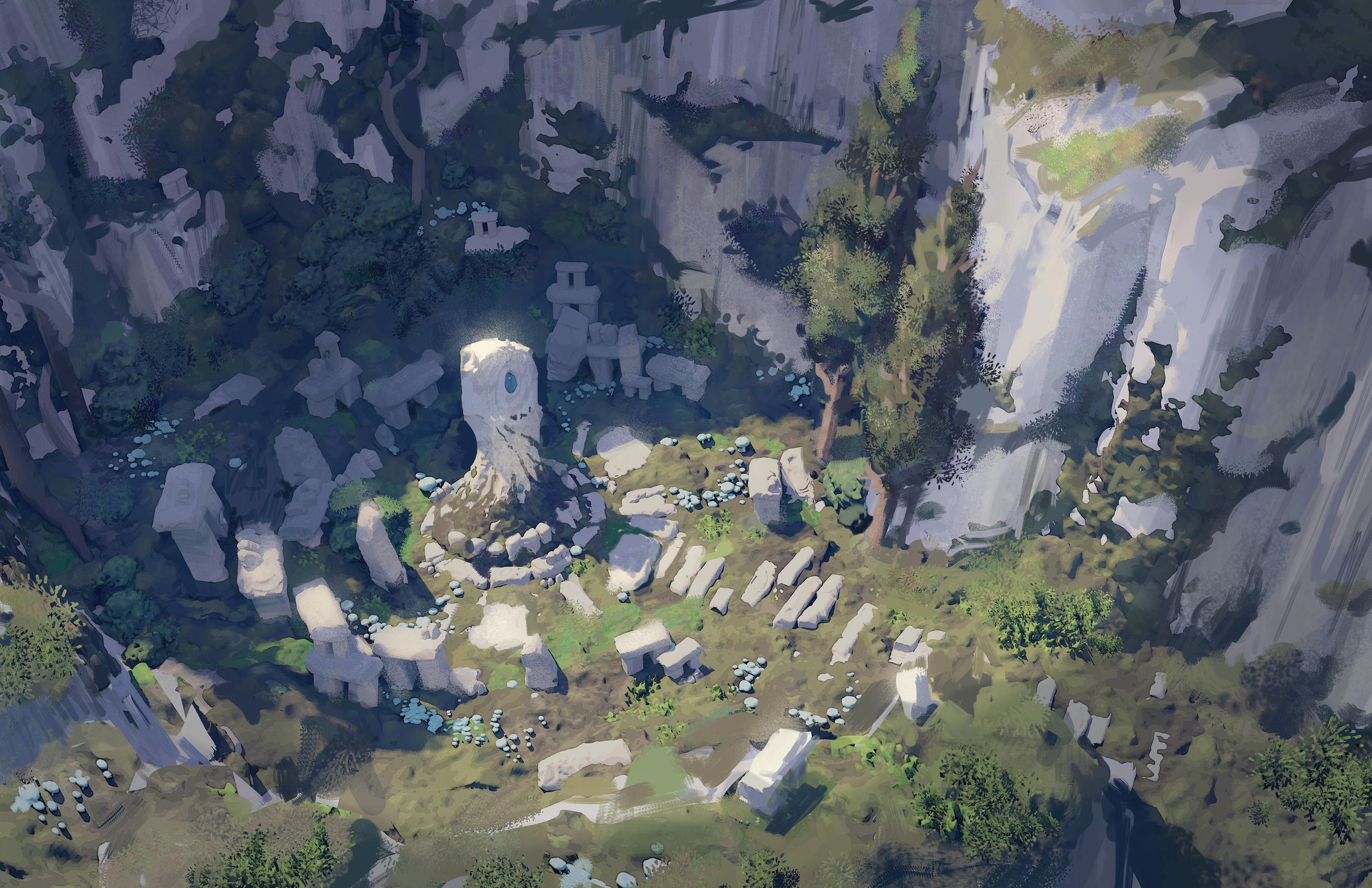 "Ritual Circle." Part of my "Yggdrasil's Rest" series and my 1st NFT! | Scrolller