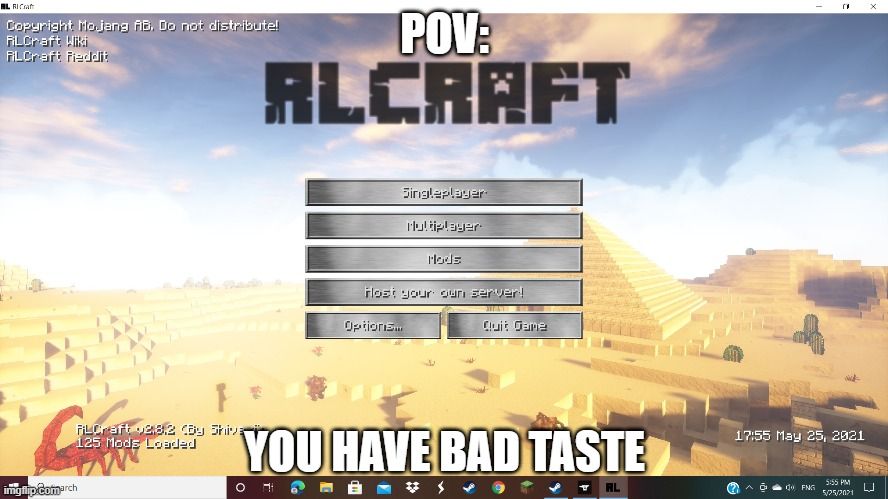 RLCraft bad modpack | Scrolller