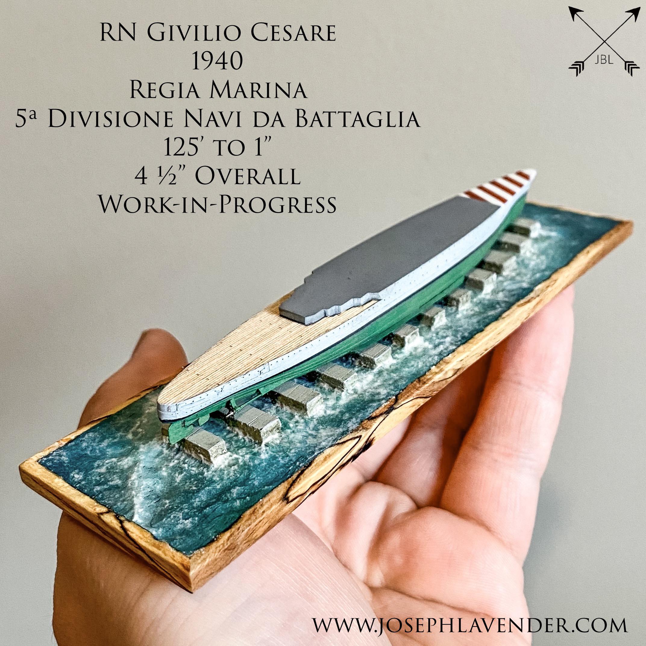 RN Giulio Cesare, Scratch Built, 1/1500 | Scrolller