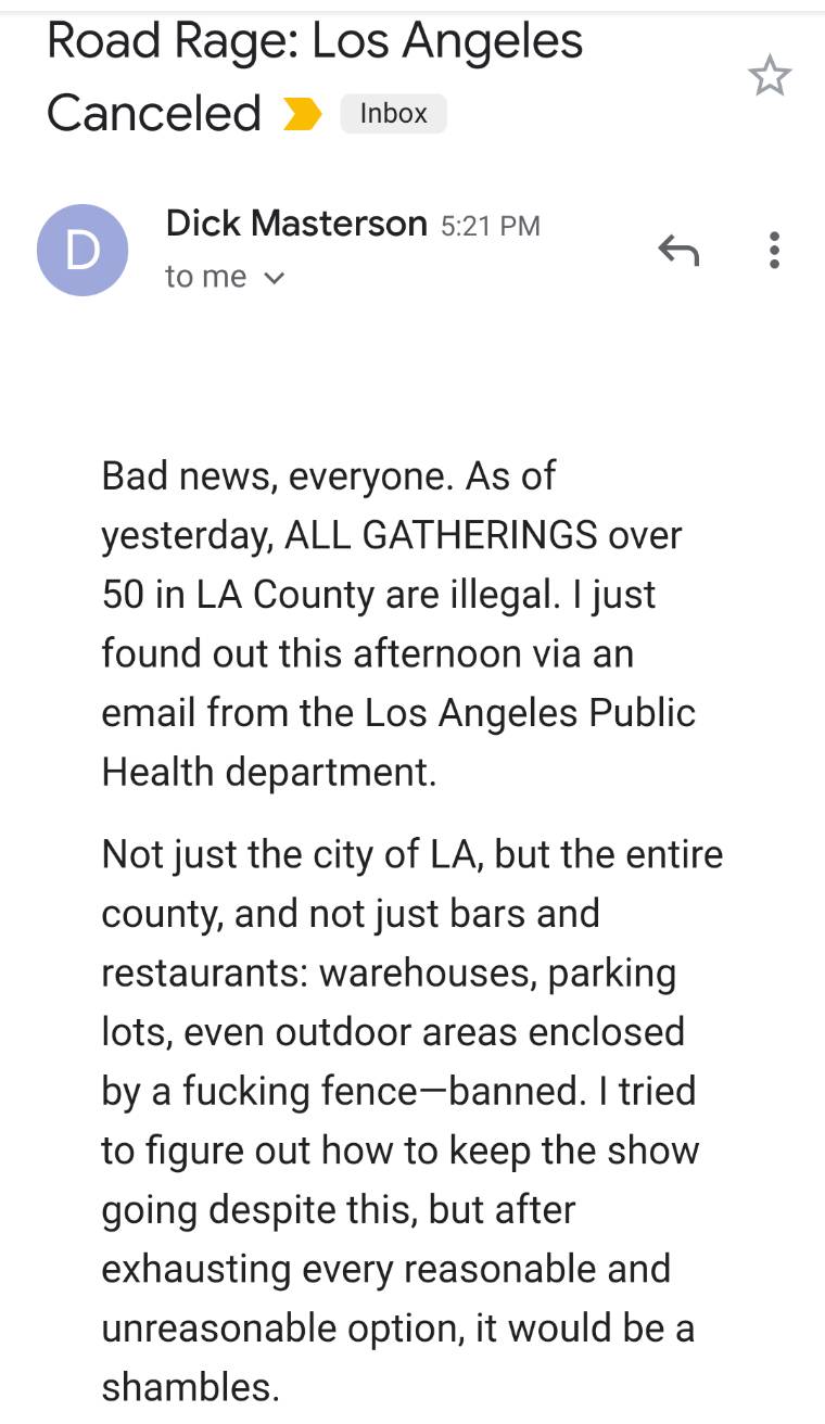 Road Rage: LA Officially CANCELLED | Scrolller