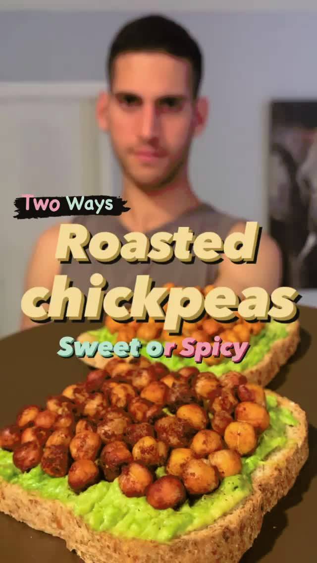 Roasted Chickpeas (Sweet or Spicy) | Scrolller