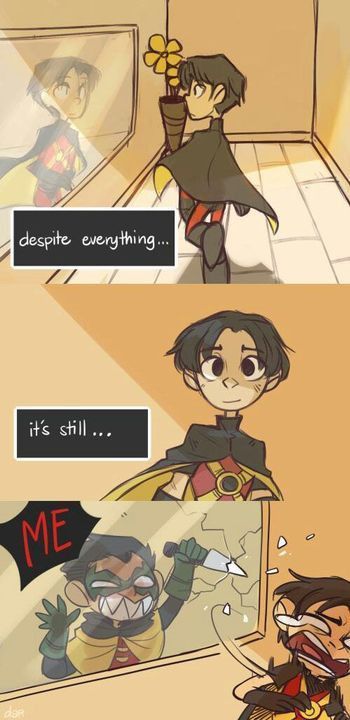 Robin and Red Robin | Scrolller