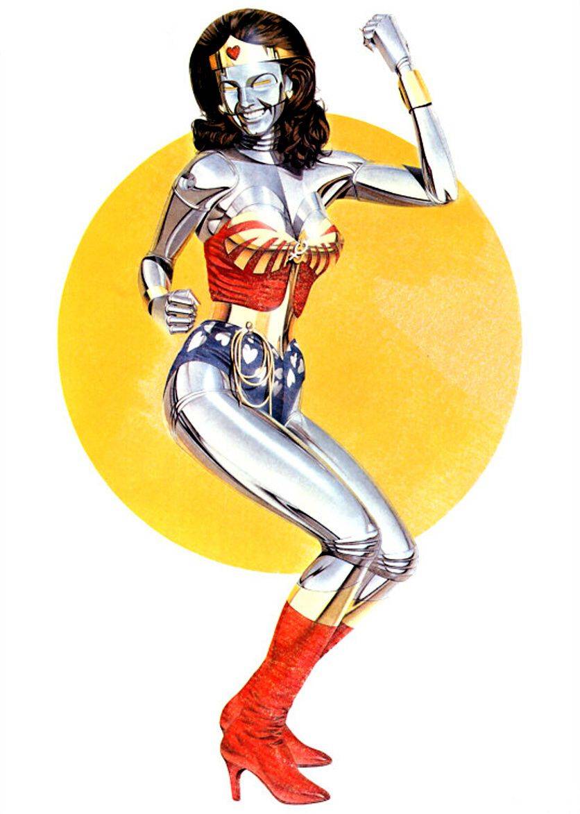 Robo Wonder Woman by Hajime Sorayama | Scrolller