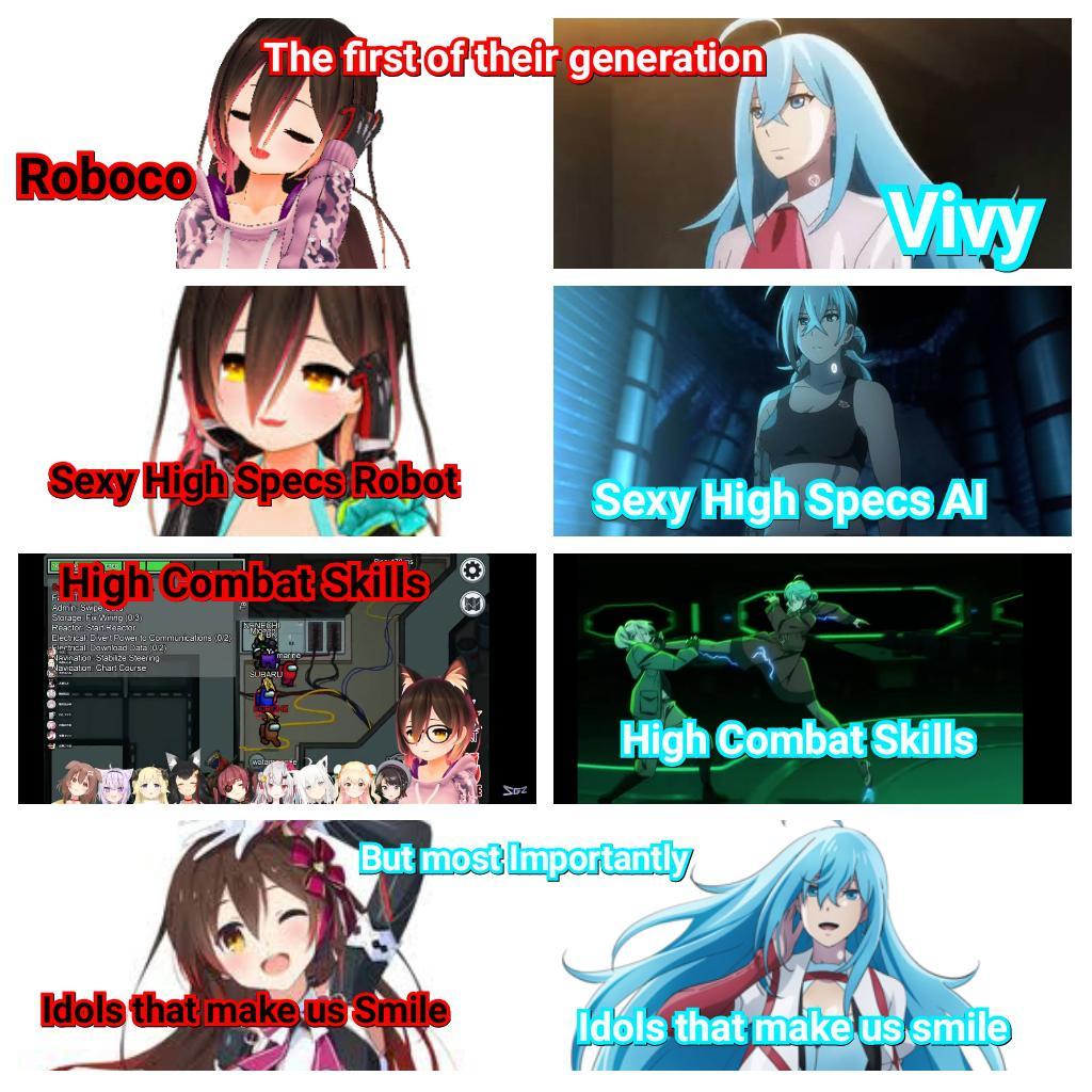 Roboco and Vivy Idols that make us smile | Scrolller