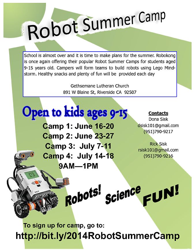Robotics Summer Camps in Riverside! | Scrolller