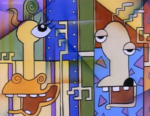Rocko and Heffer - Picasso style | Scrolller