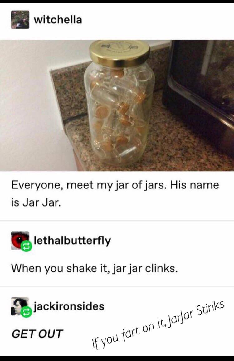 Roll it down the stairs, Jar Jar Slinks | Scrolller