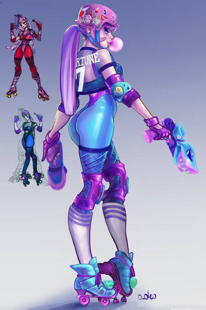 Roller Derby MF a.k.a 'The Mermaid" | Scrolller