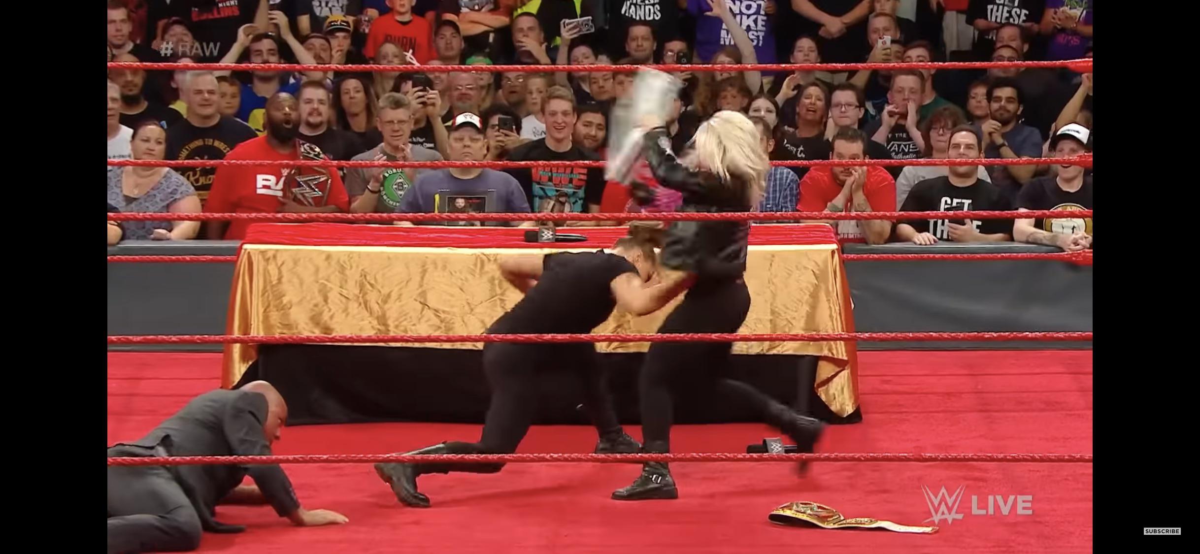 Ronda punches Alexa’s stomach. | Scrolller