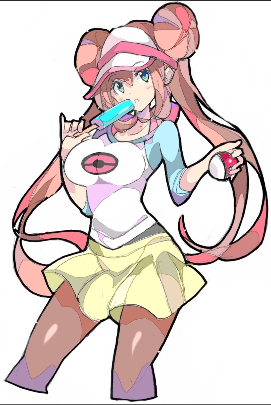 Rosa eating a popsicle | Scrolller