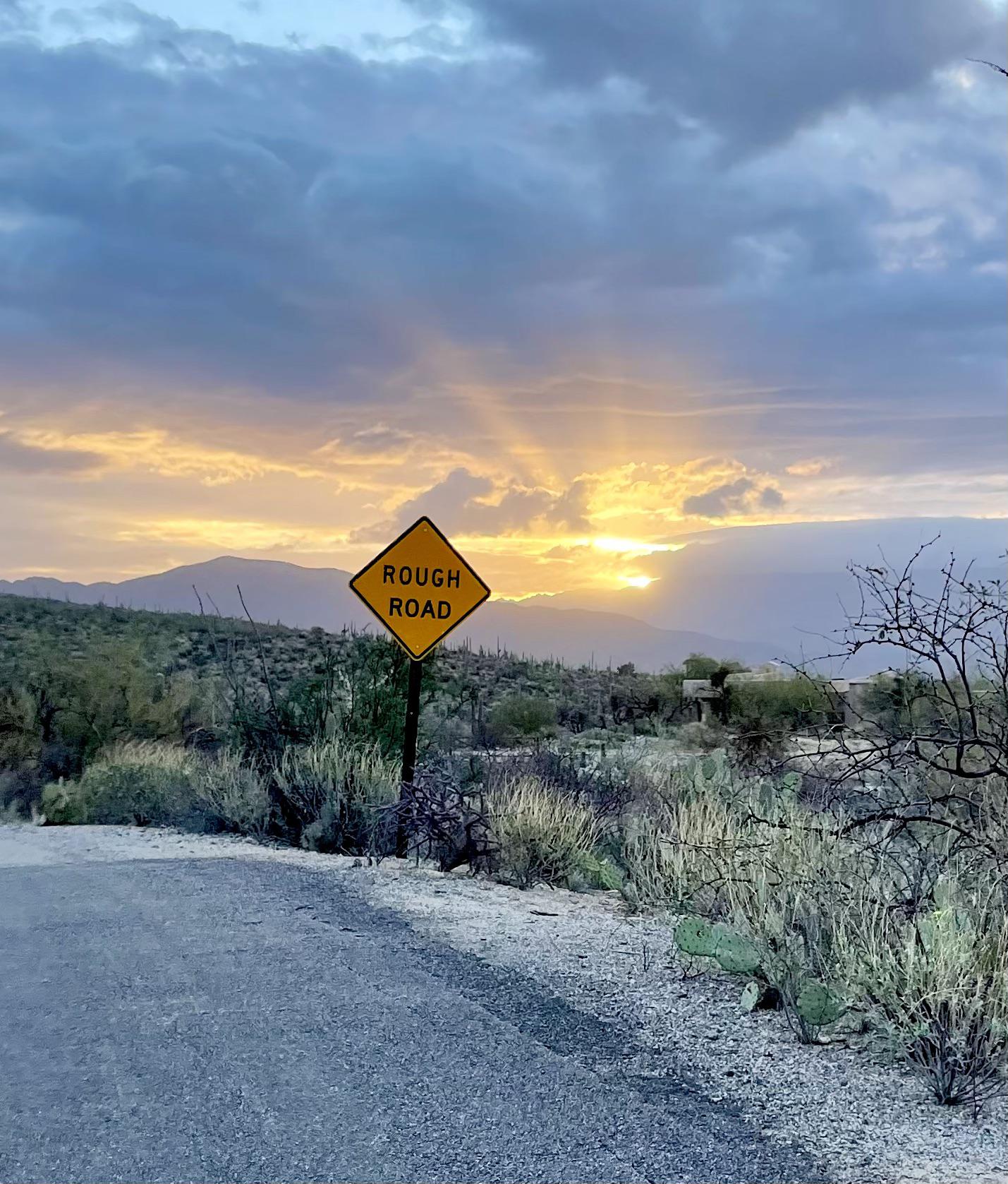 Rough Road and a Beautiful Sunrise | Scrolller