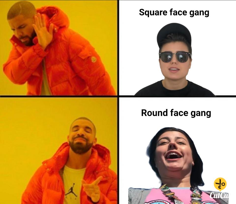 Round face gang!!! | Scrolller
