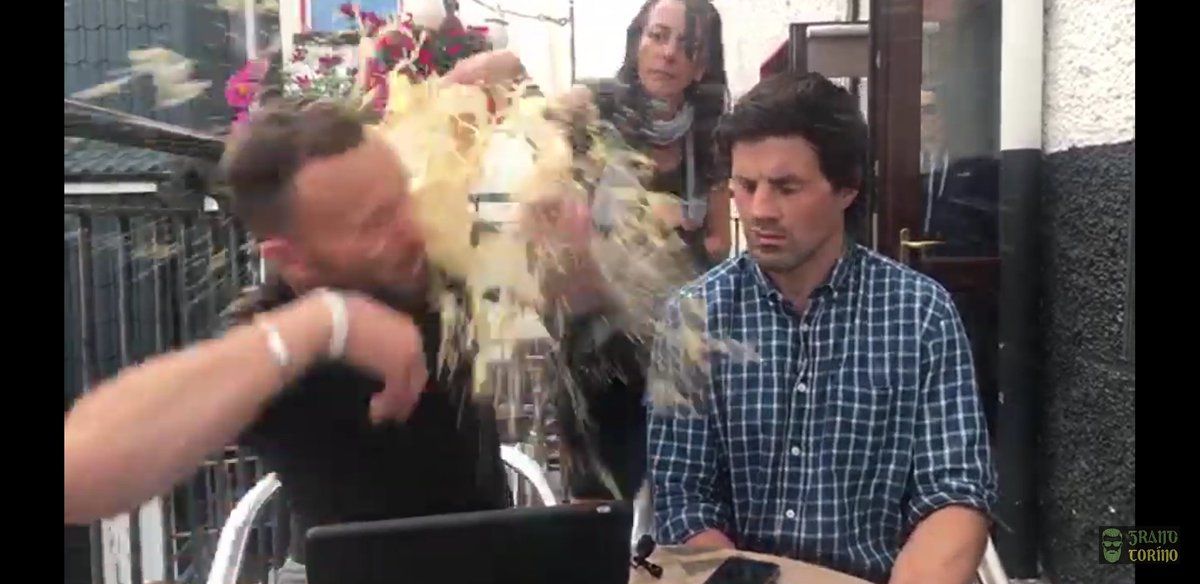 Rowan Croft aka Gran Torino has been milkshaked. | Scrolller