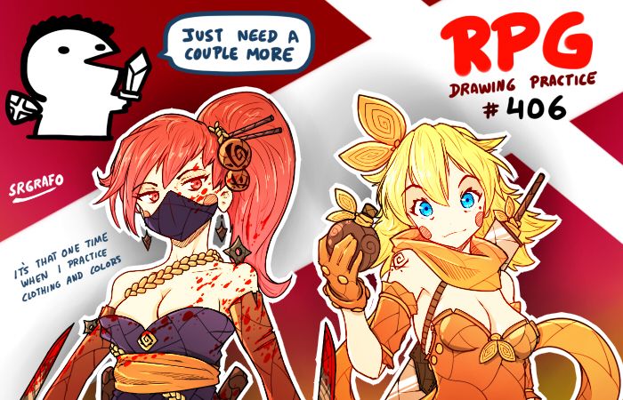 RPG drawing practice #406 | Scrolller