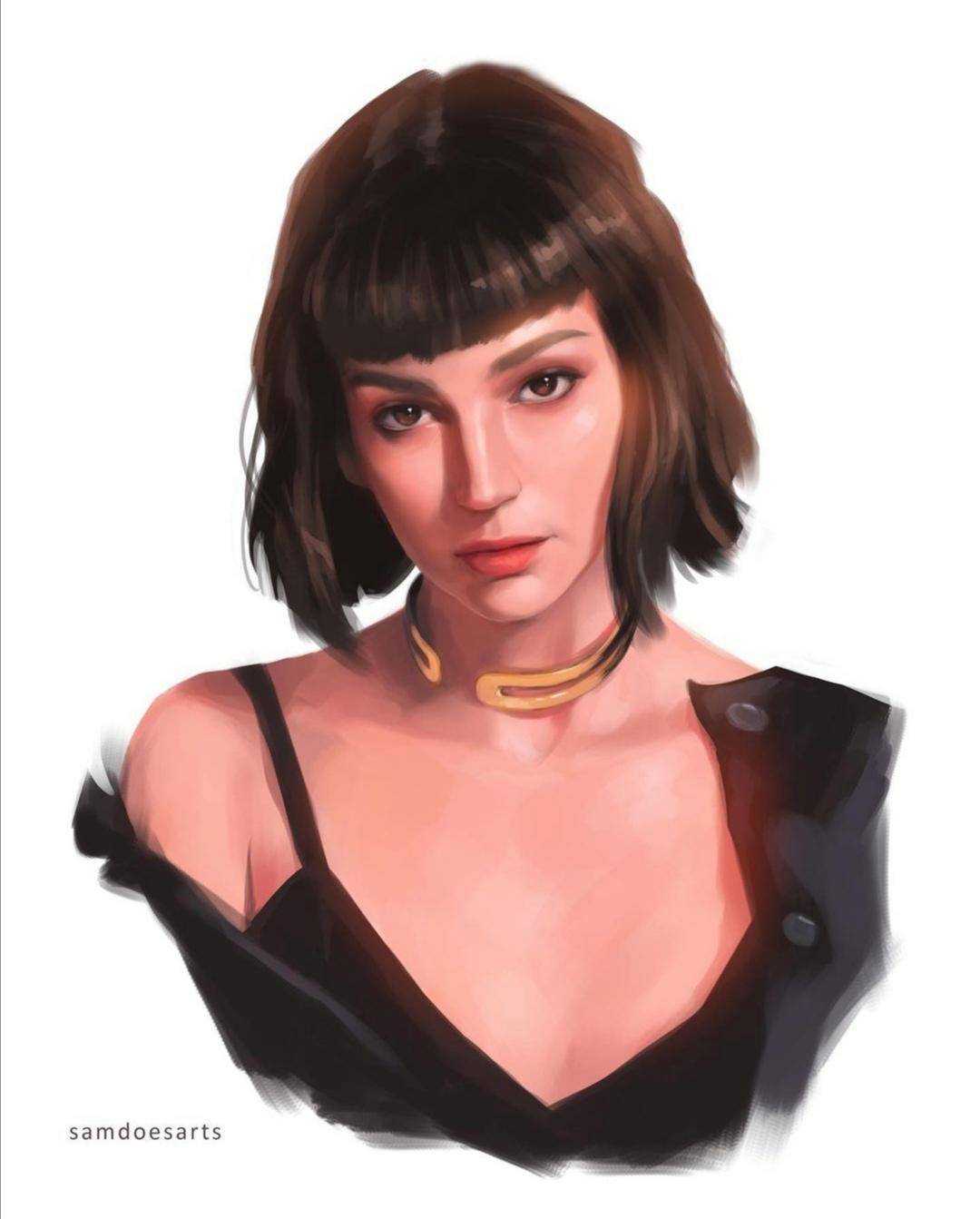 Ùrsula Corberó, Sam yang, digital, 2020 | Scrolller