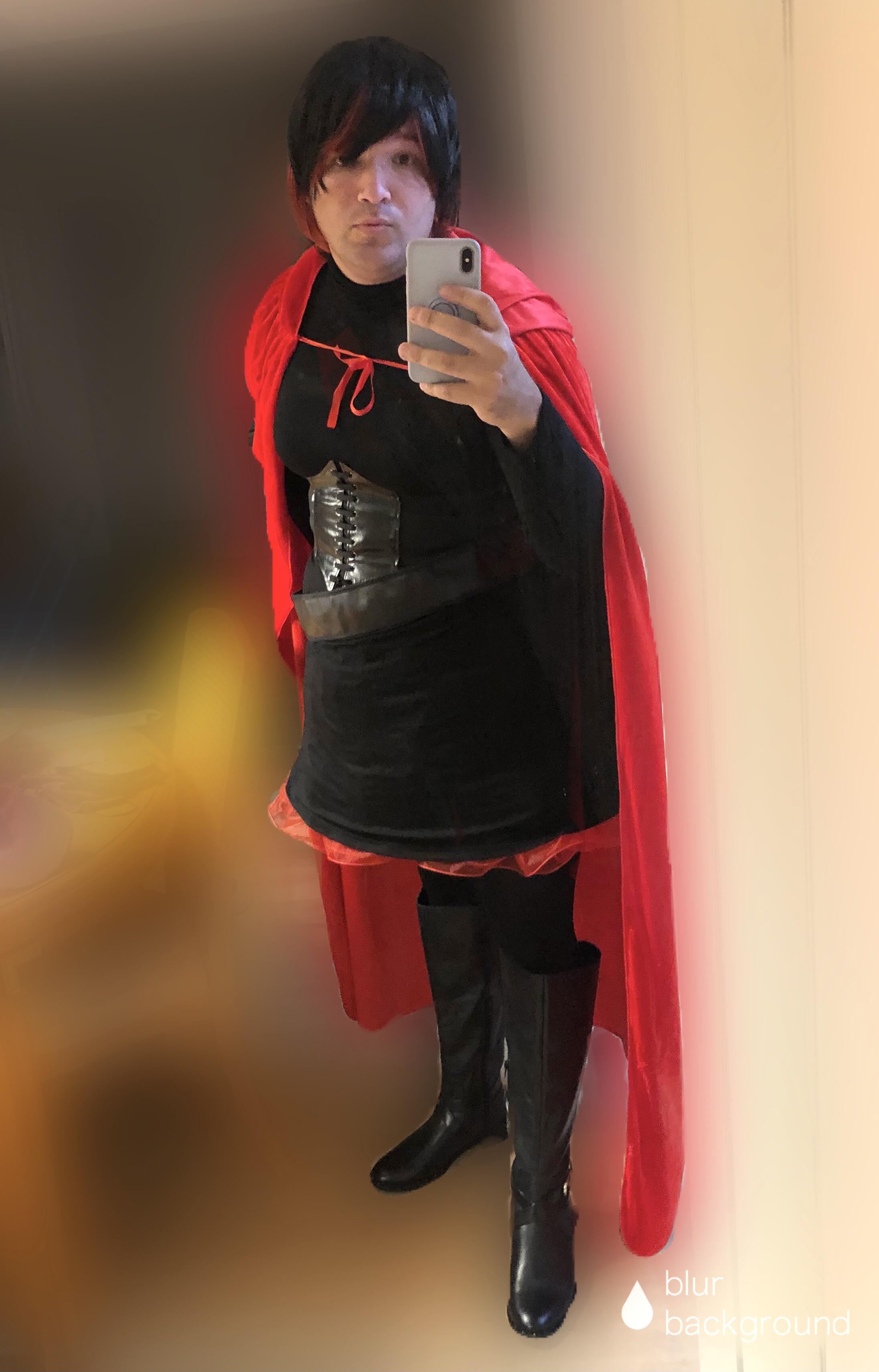 Ruby Rose from RWBY about 65% done. | Scrolller