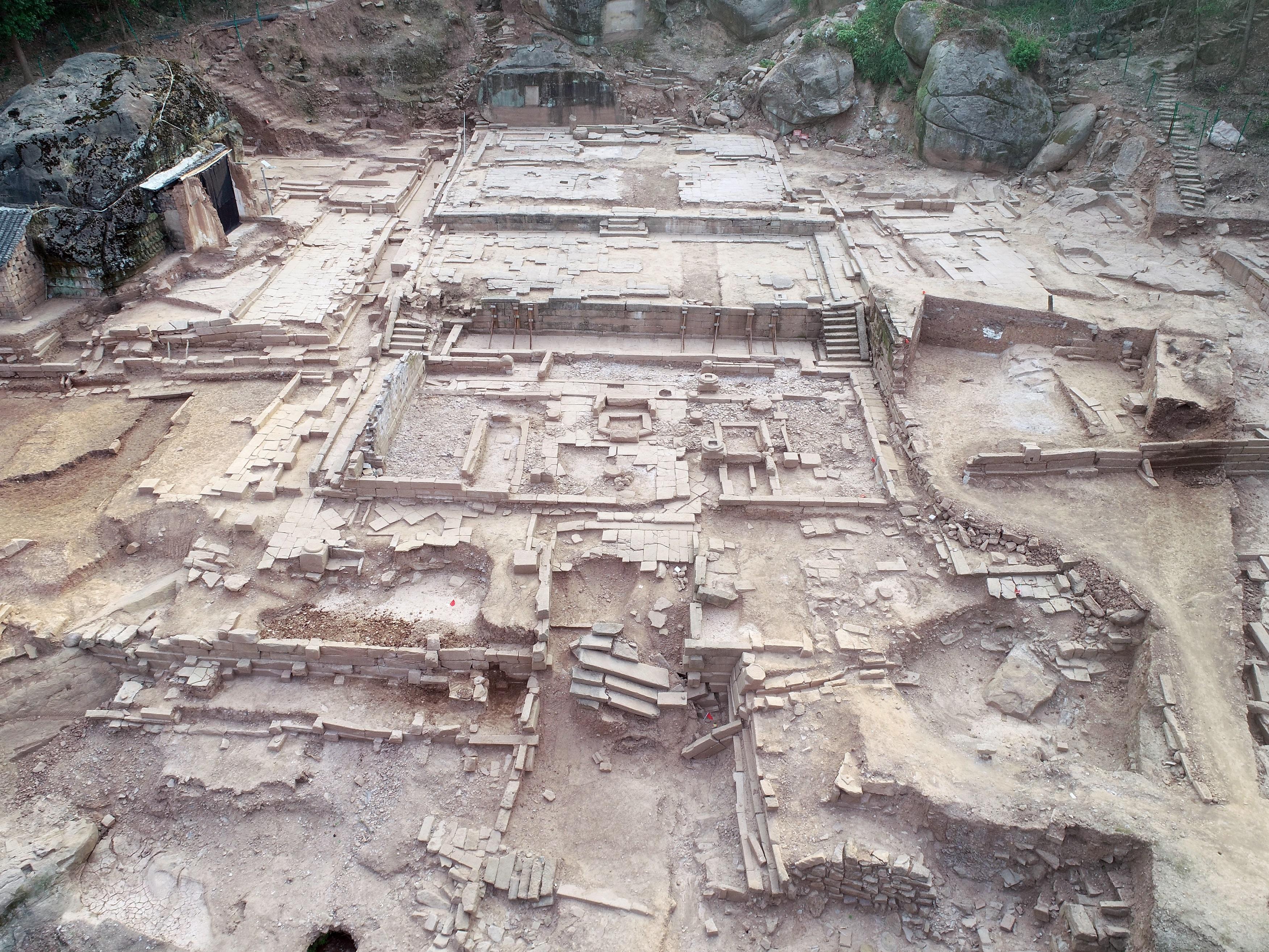 Ruins of Buddhist temple in Chongqing, China. 9th-14th centuries | Scrolller