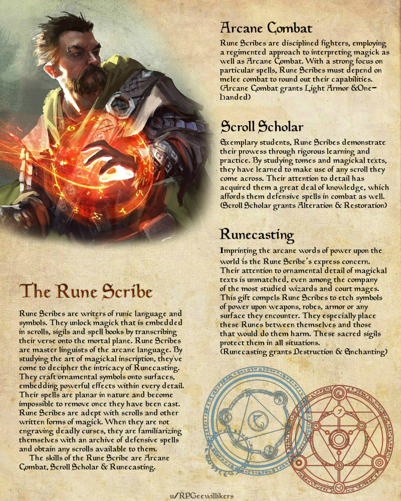 Rune-based class | Scrolller