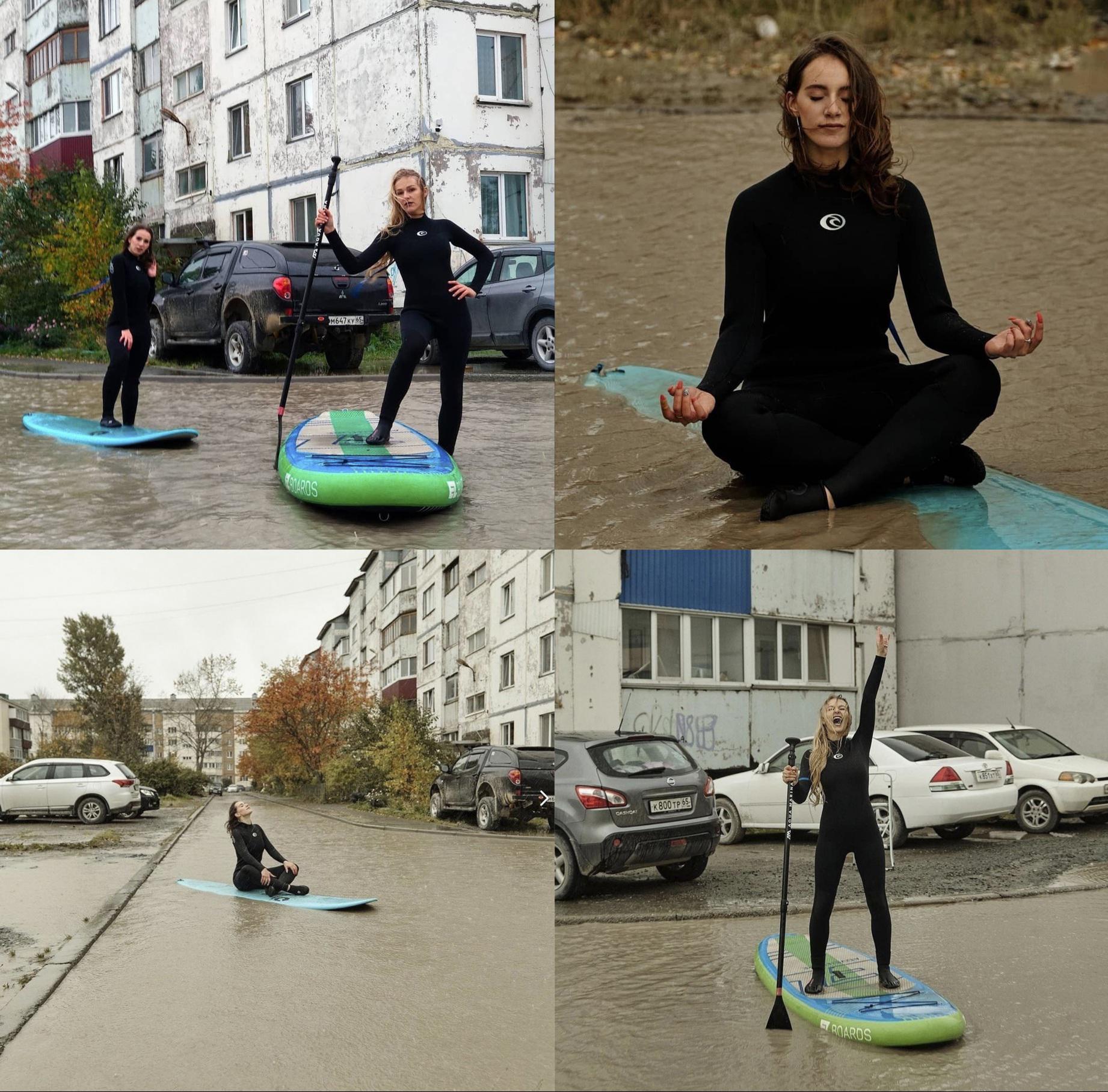 Russian paddleboarding | Scrolller