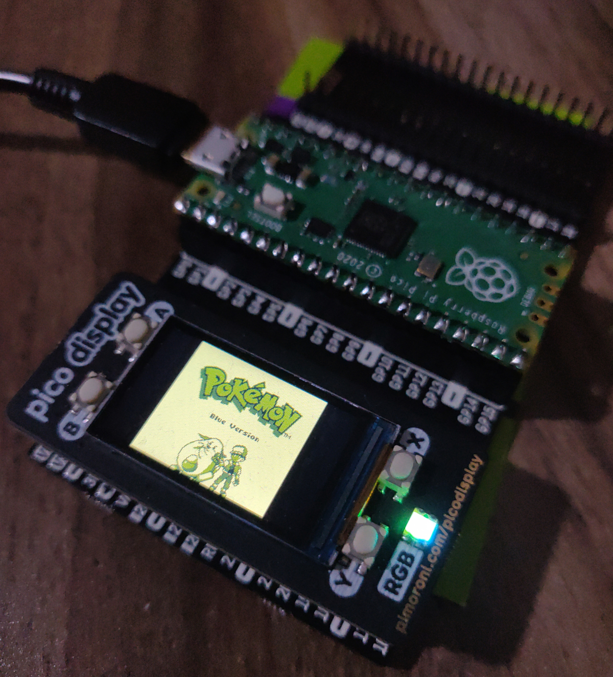 Rust Gameboy Emulator running on the Raspberry Pi Pico | Scrolller