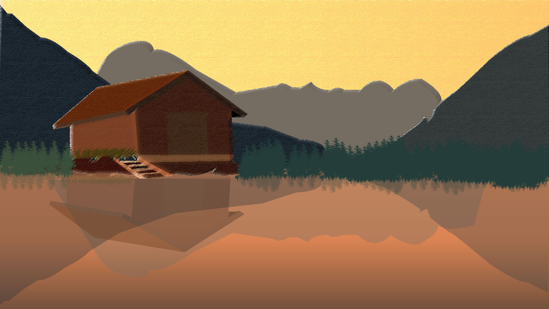 Rustic landscape [1920x1080] | Scrolller