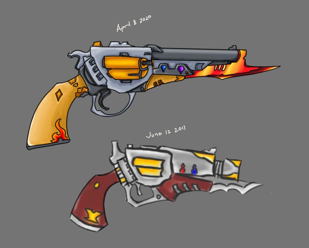 RWBY OC WEAPON: Umber Solis (Redraw) | Scrolller