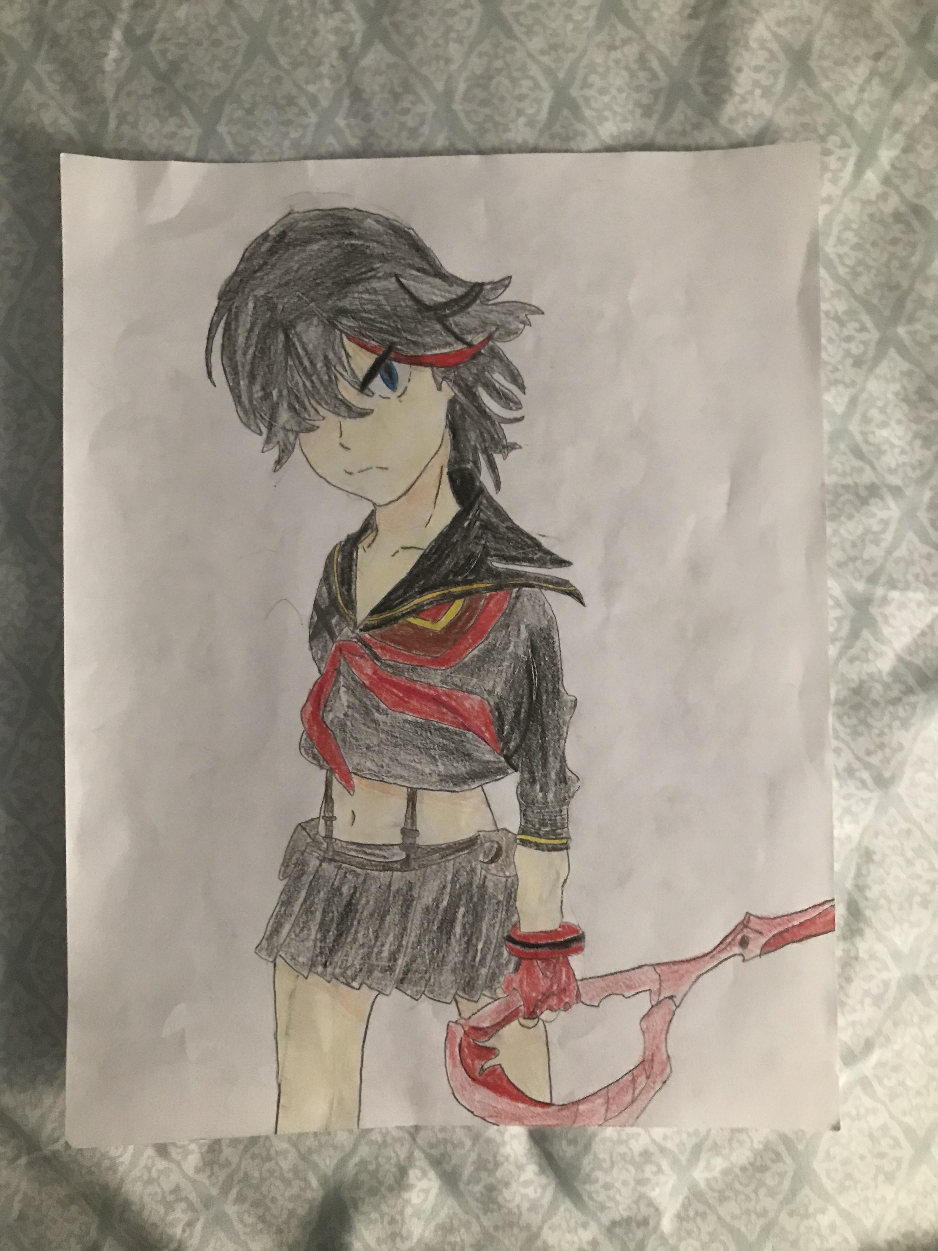 Ryuko drawing I made | Scrolller