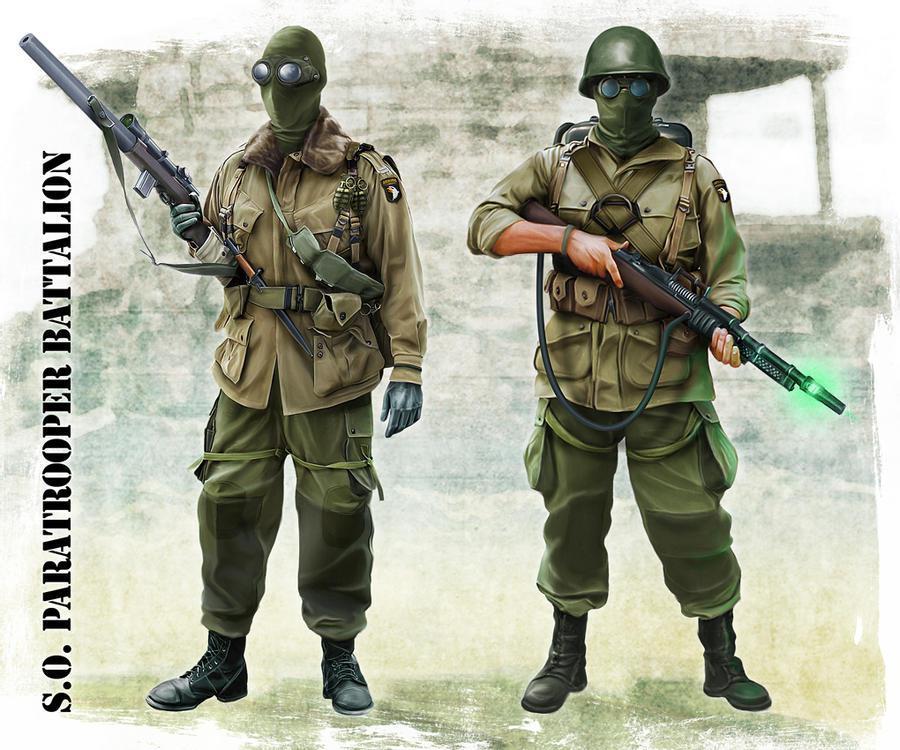 S.O paratrooper battalion by anderpeich | Scrolller