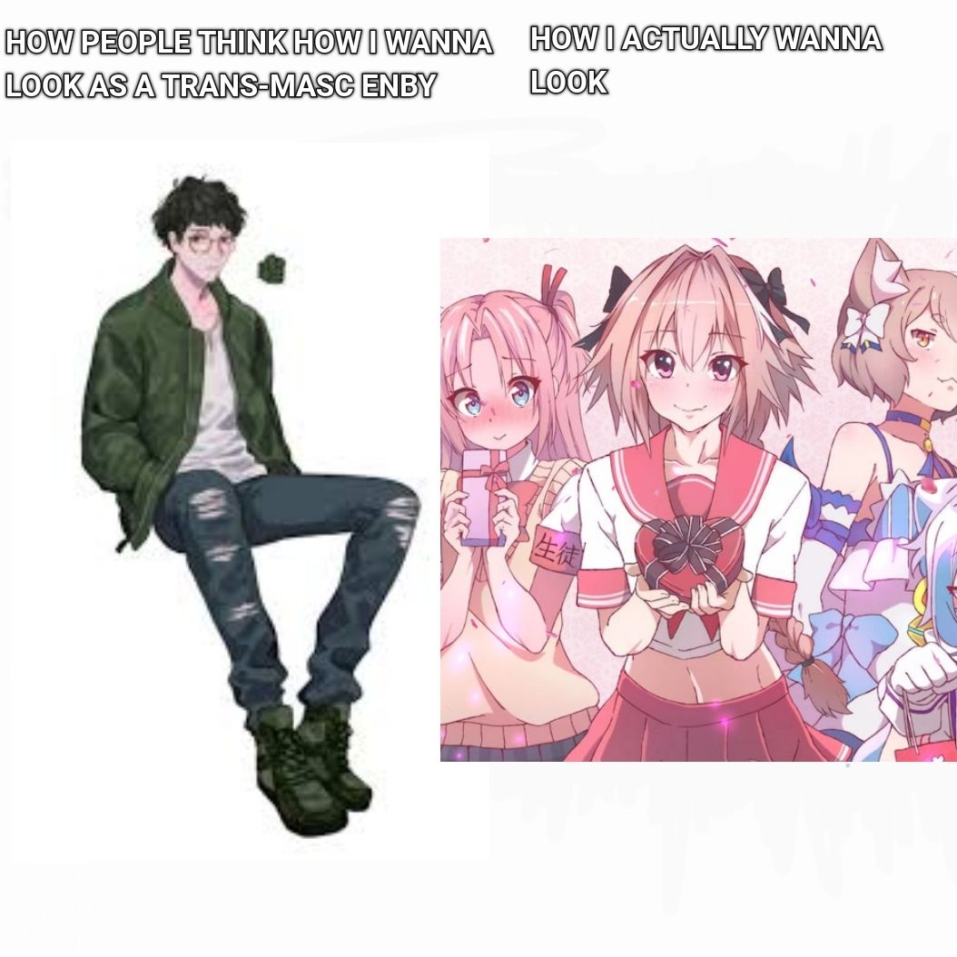 *sad trans femboy noises* | Scrolller