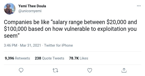 Salary Range | Scrolller