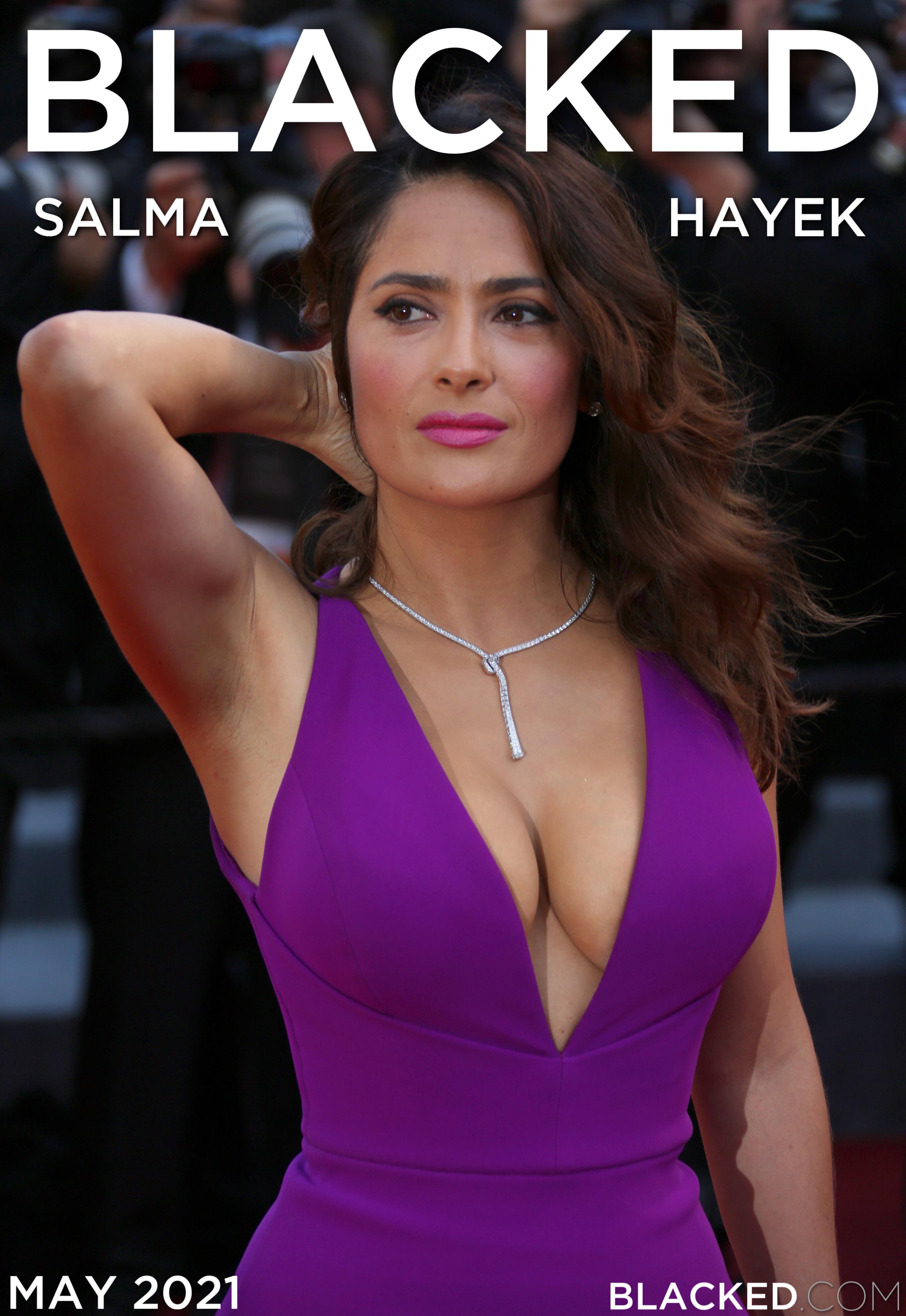 Salma Hayek at her BLACKED premiere | Scrolller