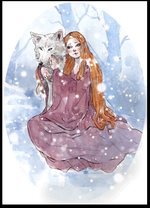 Sansa and Lady by Luana Vecchio | Scrolller