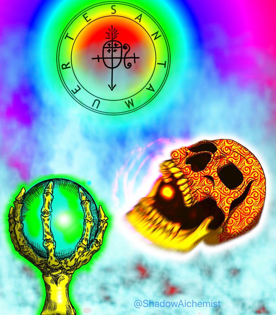 Santa Muerte Invocation Art | Scrolller