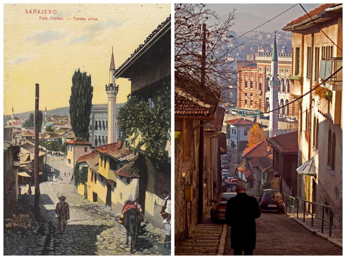 Sarajevo, Alifakovac, jedno stoljeće razlike. | Scrolller