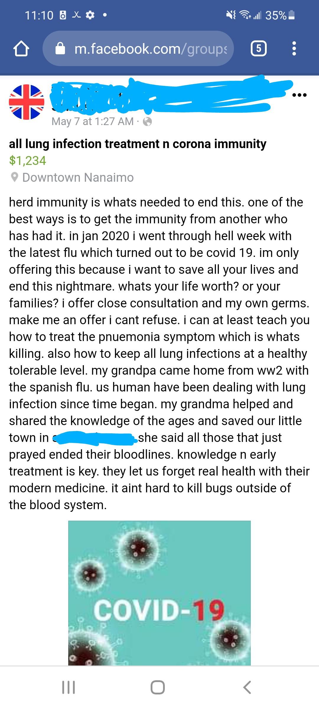 Saving the world one, one "All lung infection treatment" at a time. | Scrolller