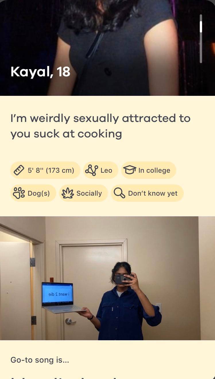 saw this on bumble the other day | Scrolller