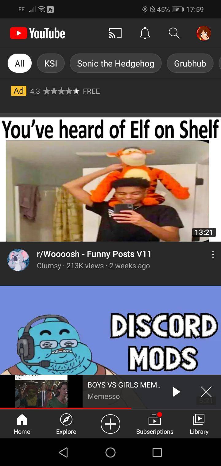 Saw this while scrolling through YouTube | Scrolller