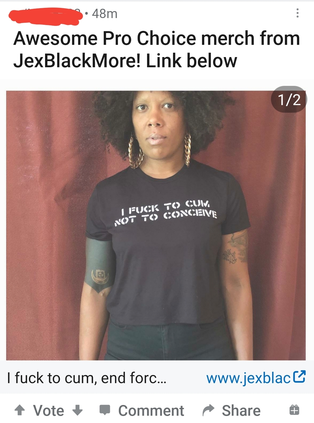 Saying I Fuck To Cum Not To Concieve Is Like Saying I Eat Lots Of