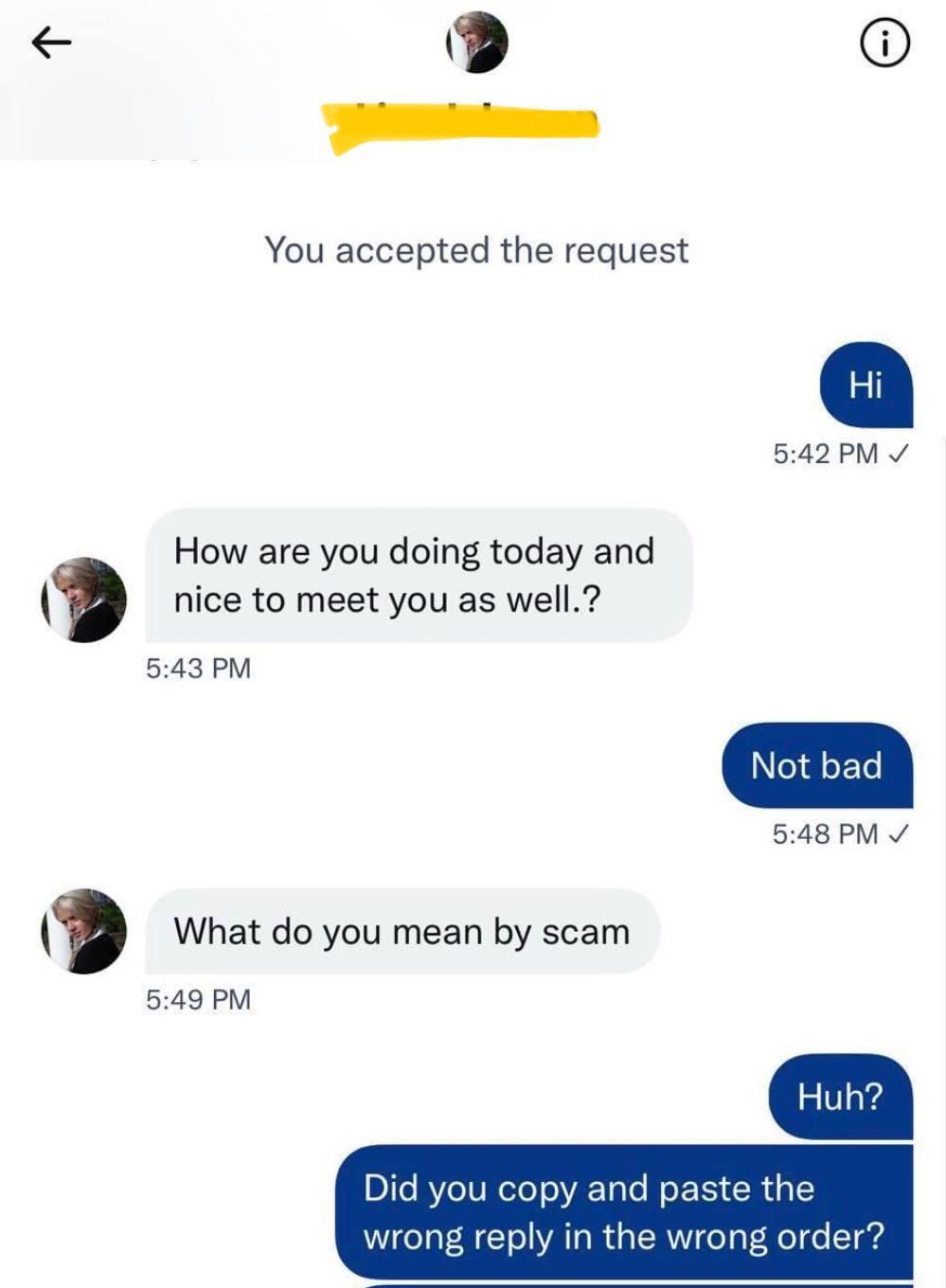 Scam? What scam? | Scrolller