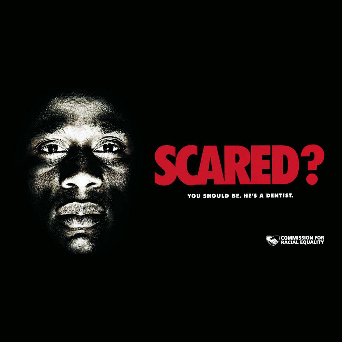 "Scared? You should be.", CRE, UK, 1998 | Scrolller