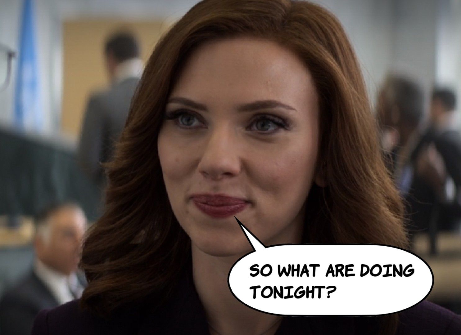 Scarlett Johansson has a quick question.. | Scrolller